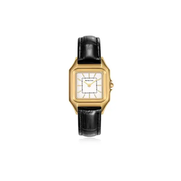 RETRO CHIC Loyal Watch - Black/gold