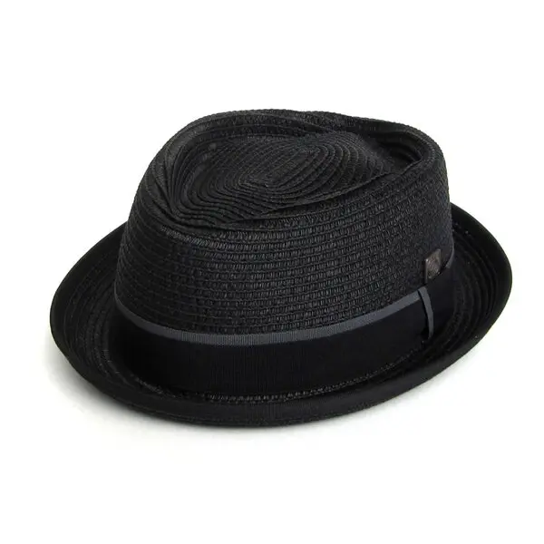 DASMARCA HATS Dasmarca Durban Porkpie Hat - Black