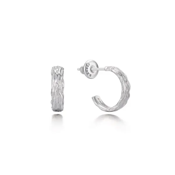 DIDIER DUBOT Sensuelle Hoop Earrings - Silver
