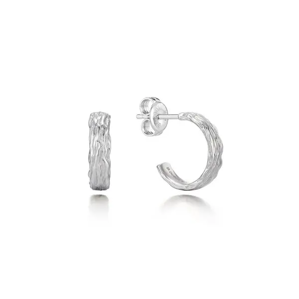 DIDIER DUBOT Sensuelle Hoop Earrings - Silver