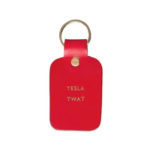 VIDA VIDA Leather Key Ring - Red