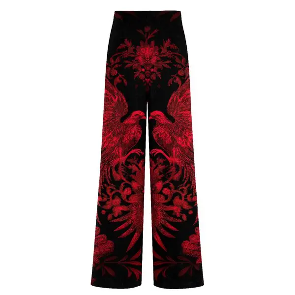 ALOHA FROM DEER Printed Wide Leg Pants