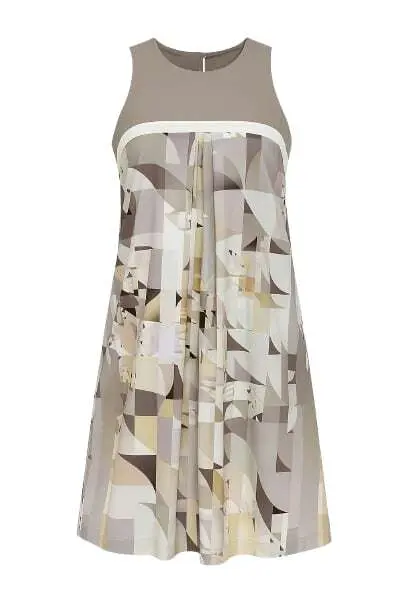 CONQUISTA Print A-line Dress