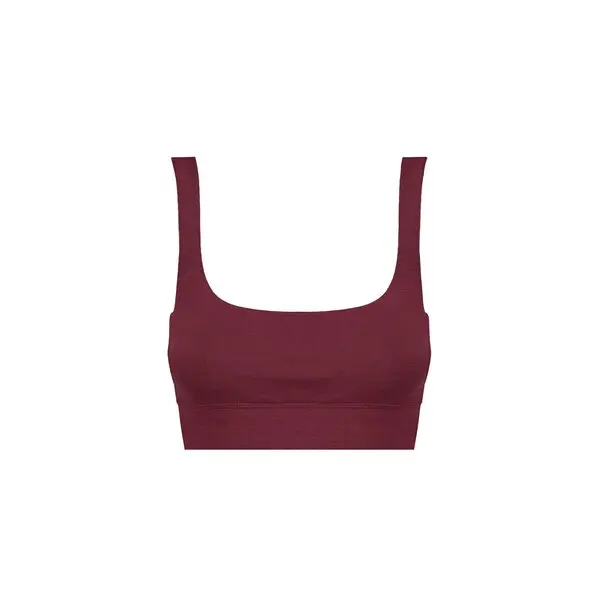 THE KOOZY Victoria Bralette In Burgundy - Red