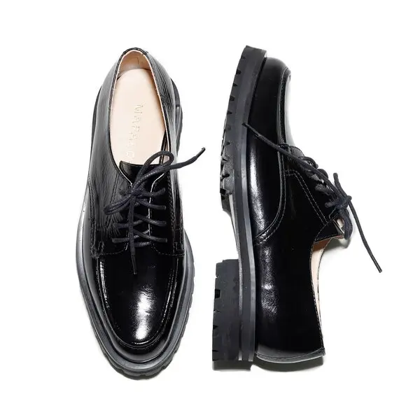 MAFALDA Catarina Patent Loafer - Black