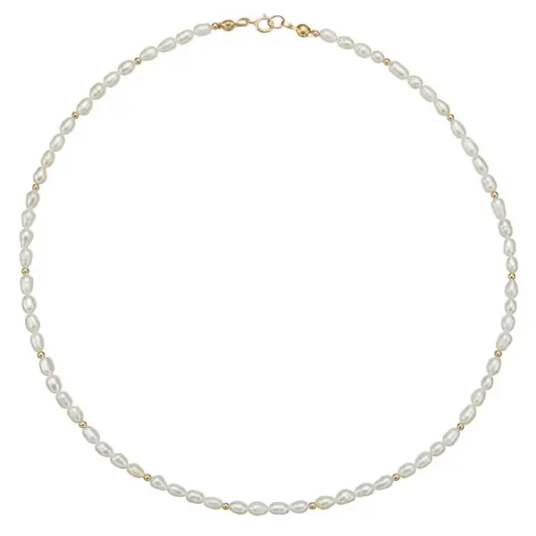 LILY & ROO Beaded Seed Pearl Choker - Gold