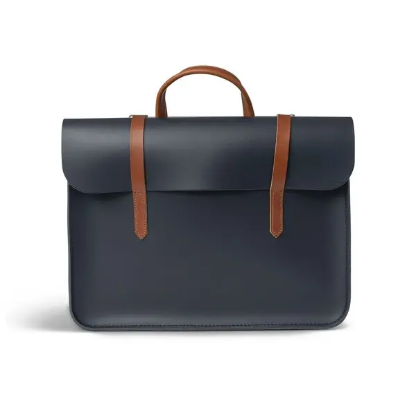CAMBRIDGE SATCHEL The Co. Music Case - Blue/brown