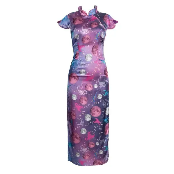PALOMA LIRA Scorpio Rising Printed Long Dress