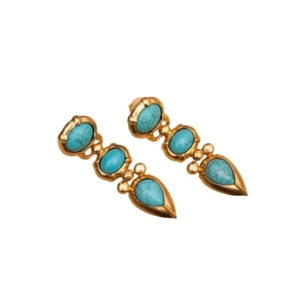 ROZ Sezen Drop Earrings - Gold