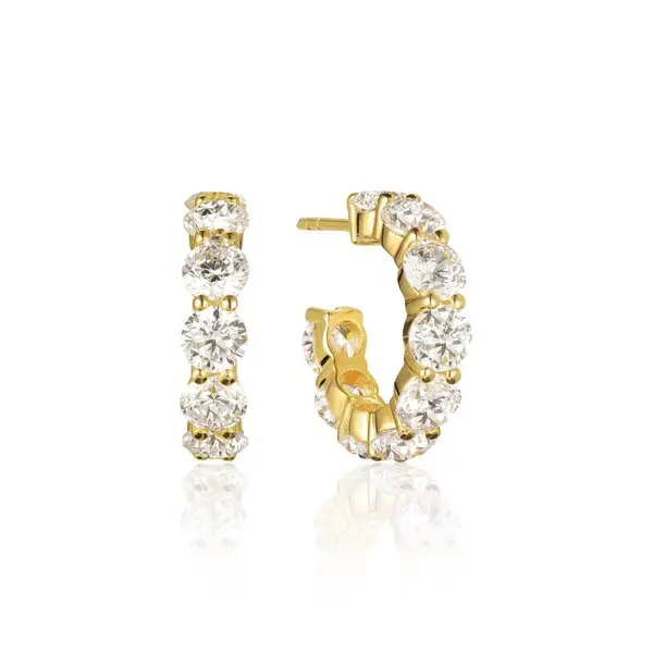 SIF JAKOBS JEWELLERY Belluno Creolo Earrings - Gold