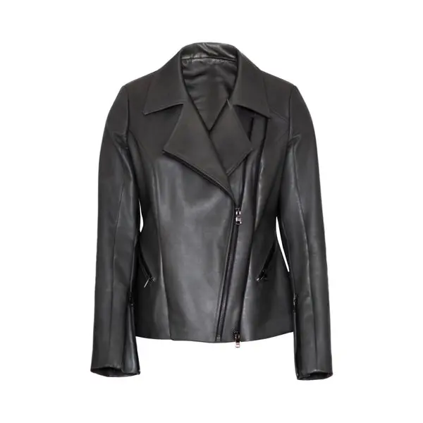 Mionè Leather Biker Jacket