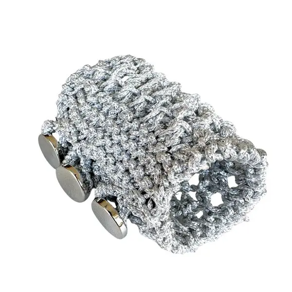 HILO DE MAR Mesh Stitch Bracelet - Silver