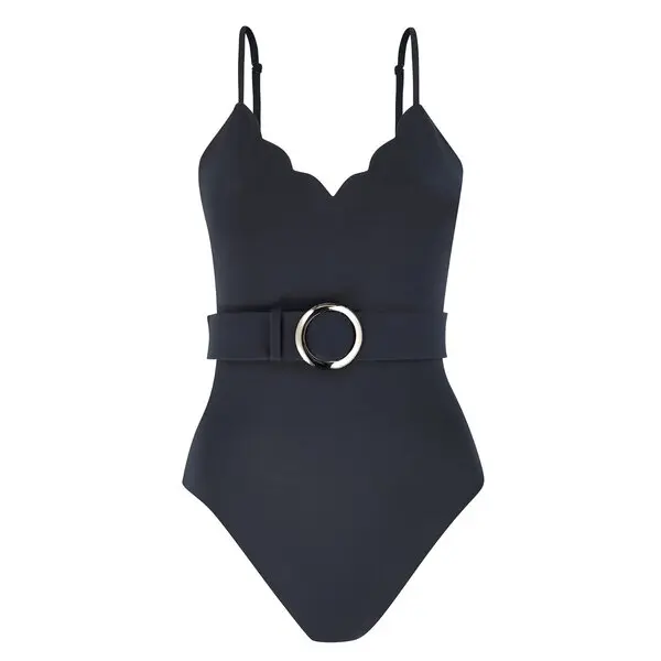 SEA_WASHED Mila One Piece - Black/white