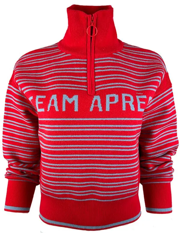 TEAM EVENT Merino Wool Quarter Zip Sweater