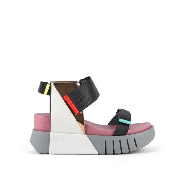 United Nude Delta Run Sandals - Grey/black