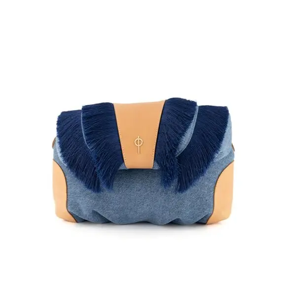 OTRERA Jean Fringe Leda Crossbody