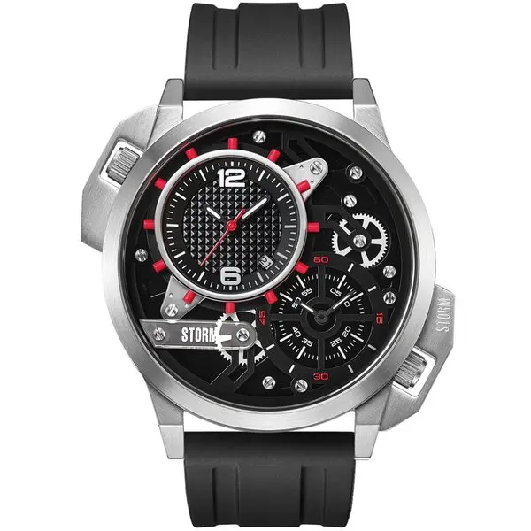 STORM Dualaton Special Edition Stainless Steel Analog Watch - Black/silver