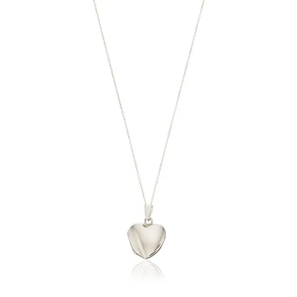 LILY & ROO Sterling Small Heart Locket - Silver