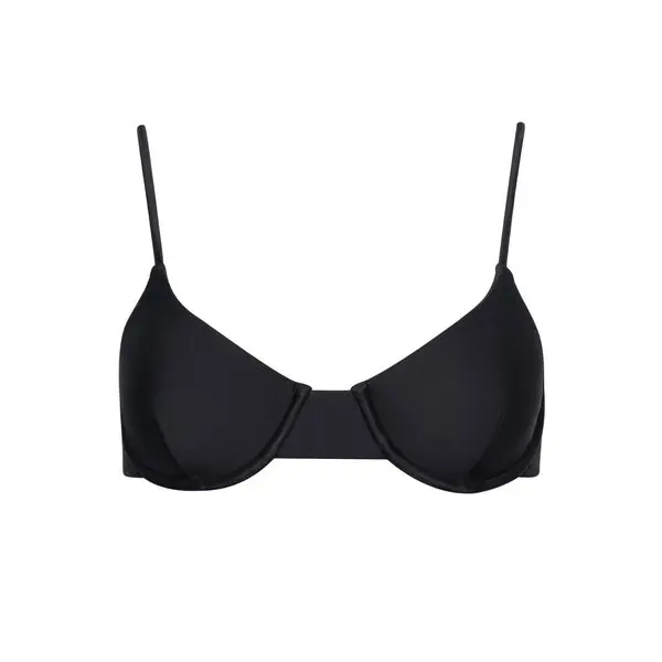PLAYALUXE Palermo Underwire Bikini Top - Black