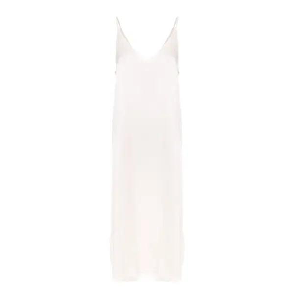IZABELA MANDOIU Pure Silk Slip Dress - White
