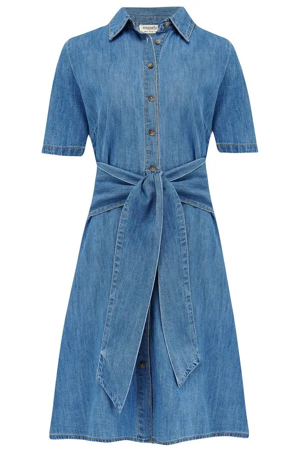 SUGARHILL BRIGHTON Talitha Mini Shirt Dress