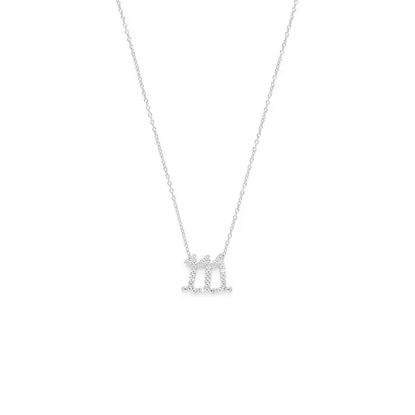 SEVEN SAINTS 111 Angel Number Necklace - Silver