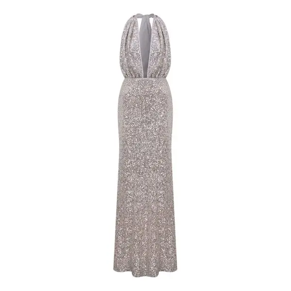 NAZLI CEREN Ines Sequin Dress