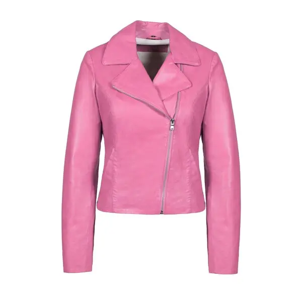 FREAKY NATION Leather Biker Jacket