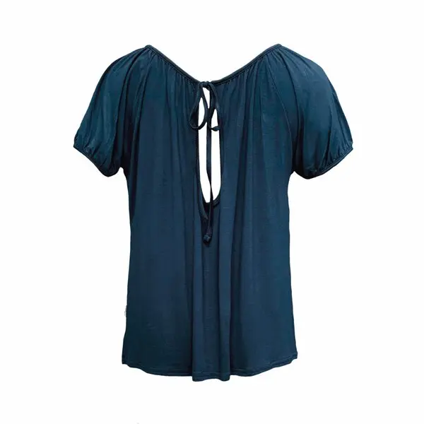 FROCK TALES Posey Gathered Top - Blue