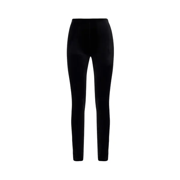 LIA ARAM High-waisted Velvet Leggings