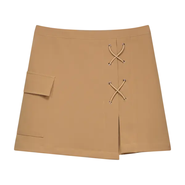 SECTION 101 Neutrals Eva Skirt- Tan - Brown