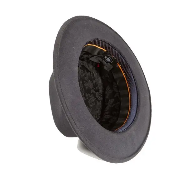 DASMARCA HATS Pablo Wool Felt Fedora Hat - Grey