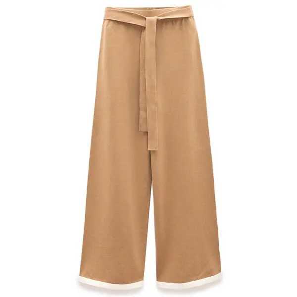 PERALUNA Rumi Waistbanded Knit Trousers