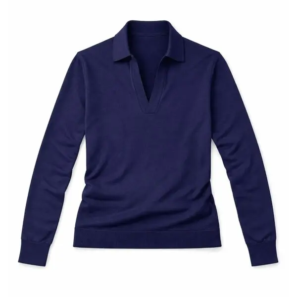 YORSTRULY Butter Polo Knit