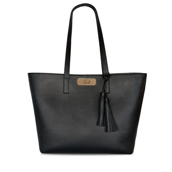 APATCHY LONDON Leather Shoulder Bag - Black
