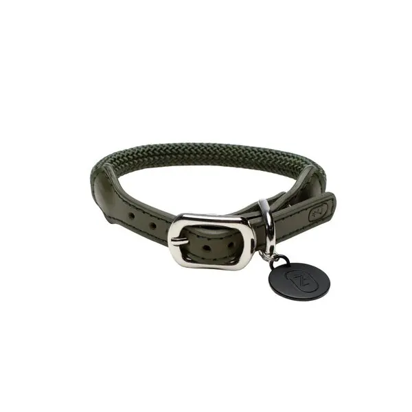 ZOË PET ATELIER Paracord Collar - Green