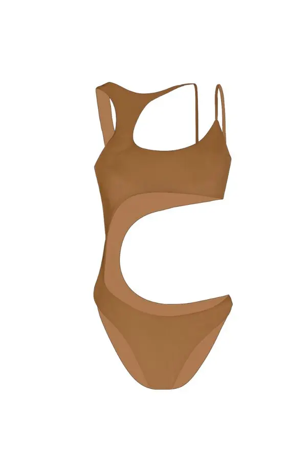 LUNA B Ivy One-piece Swimsuit - Brown