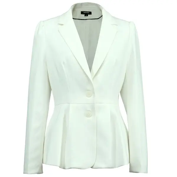 SMART AND JOY Fit And Flare Blazer - White