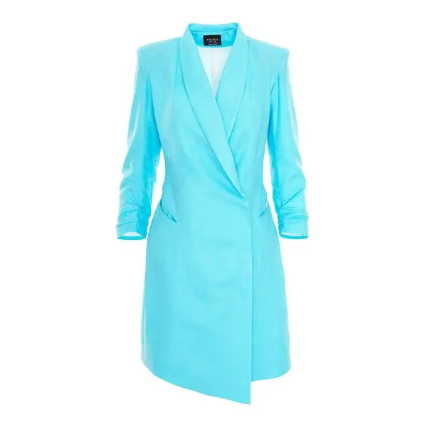AVENUE N°29 Asymmetric Tailored Blazer Dress