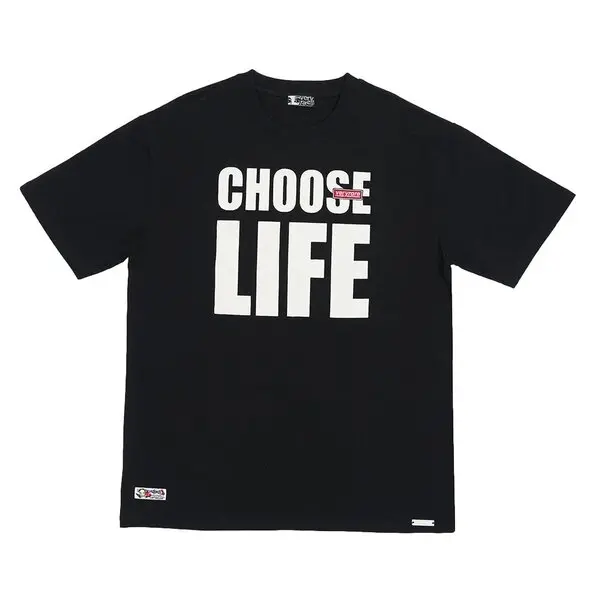 VERYRARE Choose Life" Printed T-shirt - Black