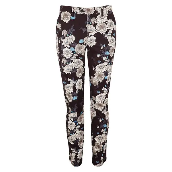 LORDS OF HARLECH Jack Serious Floral Pant - Black