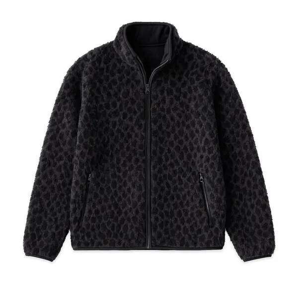 Éclectique Leopard Fleece Jacket