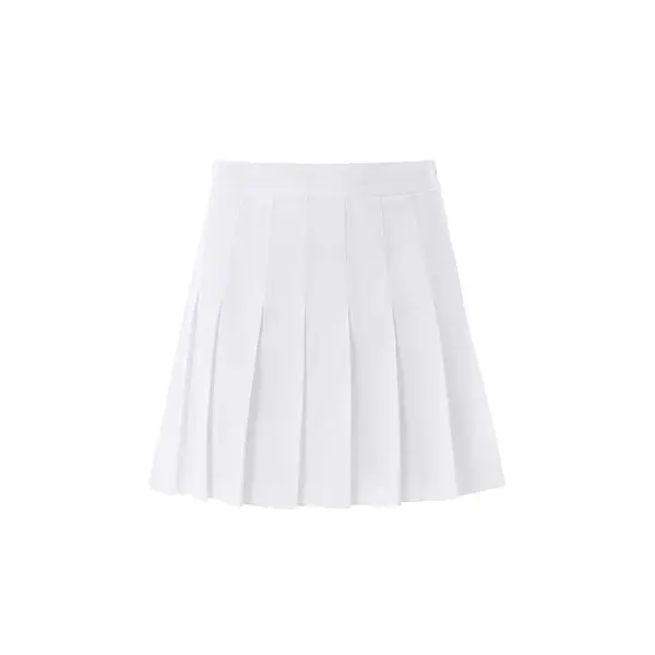 LITA COUTURE Pleated Mini Skirt - White