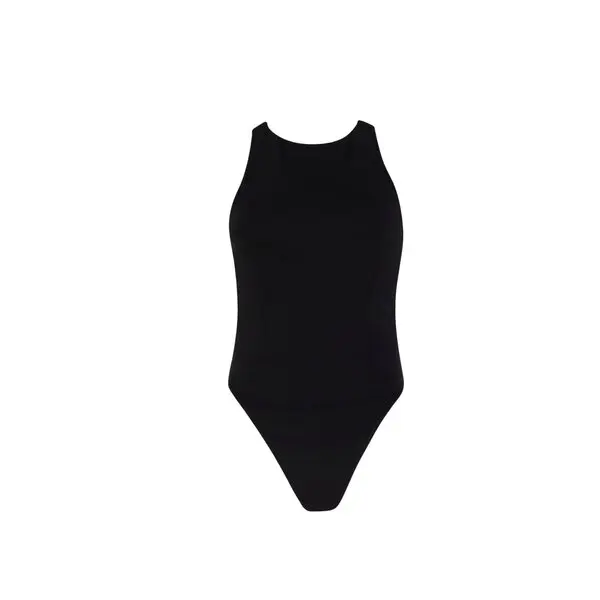 CIRCULAR PATH Racer Neck Bodysuit
