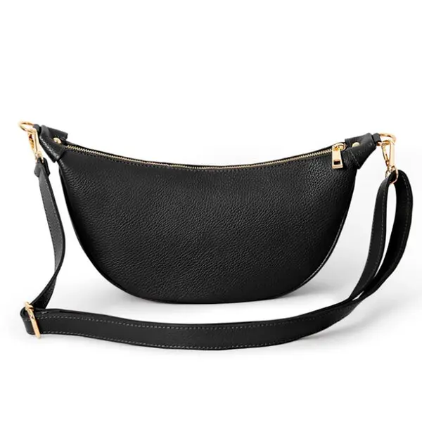 BETSY & FLOSS Ambra Crossbody Waist Bag - Black
