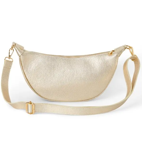 BETSY & FLOSS Ambra Crossbody Waist Bag - Gold