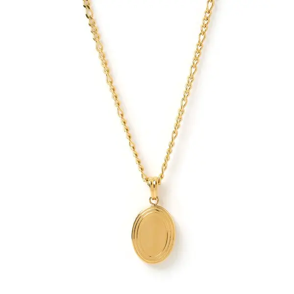 ARMS OF EVE Classic Locket Necklace - Gold