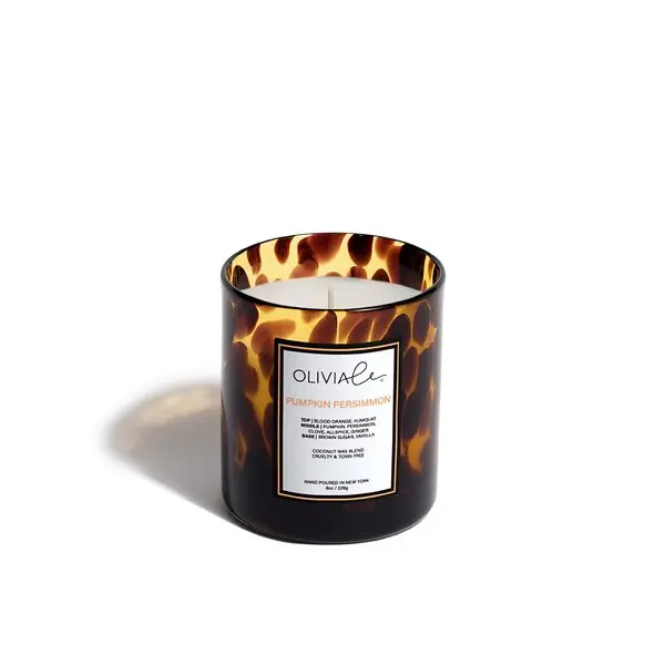 OLIVIA LE Pumpkin Persimmon Tortoise Candle Small - Brown