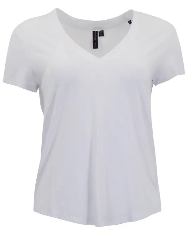 LORDS OF HARLECH Victoria V-neck Top - White