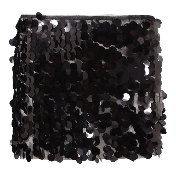 BELLE ET BON BON Naomi Sequin Micro Skirt - Black